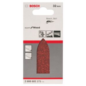 Bosch Accessories 2608605171 2 608 605 171 Sanding Sheet, 6 pieces, red