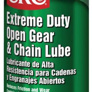 CRC Extreme Duty Open Gear & Chain Lube 03058 – 12 Wt Oz., Industrial Grade Lubricant w/ Moly and Graphite