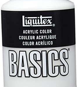 Liquitex BASICS Acrylic Paint, 13.5oz Squeeze Bottle, Titanium White