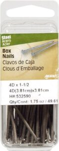 the hillman group 532590 box nails 4d, 1-1/2-inch