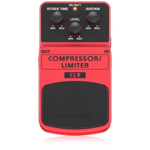 behringer compressor/limiter cl9 classic effects pedal