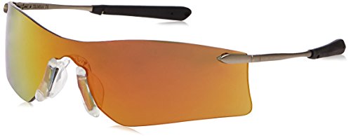 MCR Safety Glasses T411R Rubicon T4 Fire Mirror Lens with UV Protection and Scratch Resistant Coating, 1 Pair