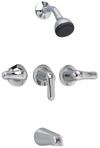 american standard 3375502.002 colony soft 3-handle bath/shower, polished chrome