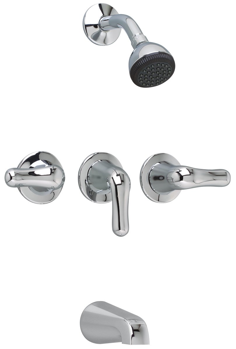 American Standard 3375502.002 Colony Soft 3-Handle Bath/Shower, Polished Chrome