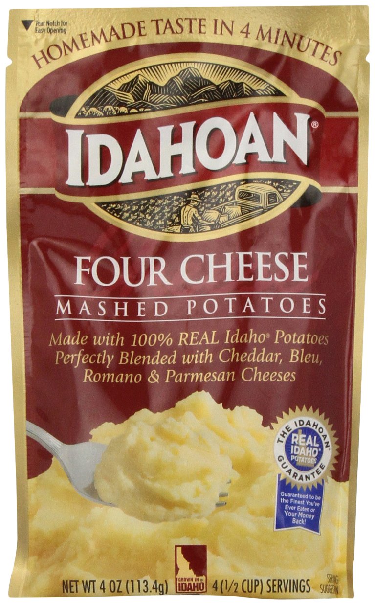 Idahoan Four Cheese Mashed Potatoes, 4 Oz