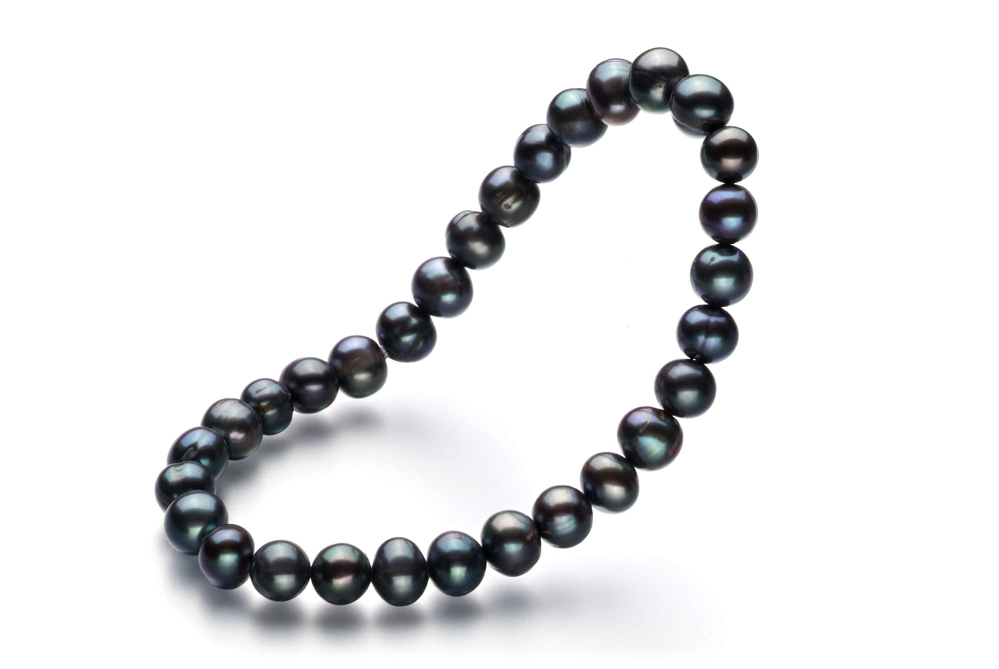 Bliss Black 6-7mm A Quality Freshwater Cultured Pearl Bracelet for Women-7 in length