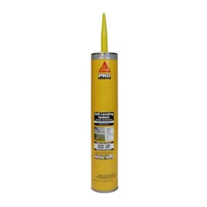 sikaflex self leveling sealant, gray, polyurethane with an accelerated curing capacity for sealing horizontal expansion joints in concrete, 29 fl. oz cartridge