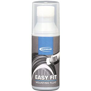 schwalbe easy fit special assembly liquid for bicycle tyre withs with sponge applicator - 50 ml