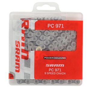 SRAM PC-971 Chain - 9-Speed, 114 Links, Silver/Gray