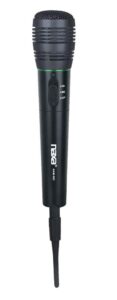 naxa electronics instrument dynamic microphone, black, 9.40in. x 5.90in. x 2.80in. (nam-982)