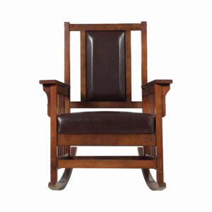 Coaster Home Furnishings CO- Rocking Chair, Tobacco & Dark Brown (600058)