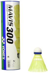 yonex mavis 300 yellow nylon shuttlecocks 1/2doz