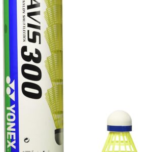 YONEX Mavis 300 Yellow Nylon Shuttlecocks 1/2doz