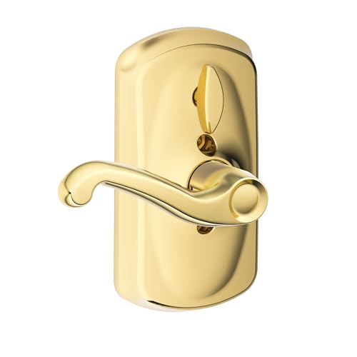 Schlage FE595 V PLY 505 FLA, Flex Lock, Bright Brass