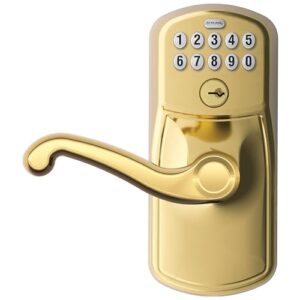 Schlage FE595 V PLY 505 FLA, Flex Lock, Bright Brass