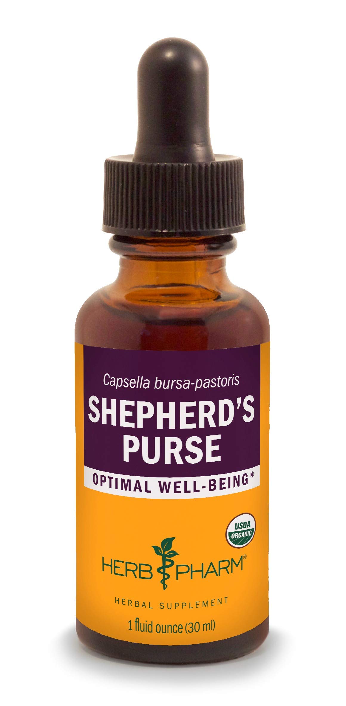 Herb Pharm Certified Organic Shepherd's Purse Liquid Extract, 1 Oz