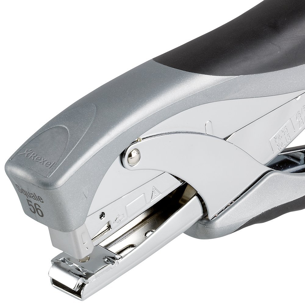 Rexel Office 56 Plier Stapler 50mm Throat Depth Silver (25 Sheet Capacity)