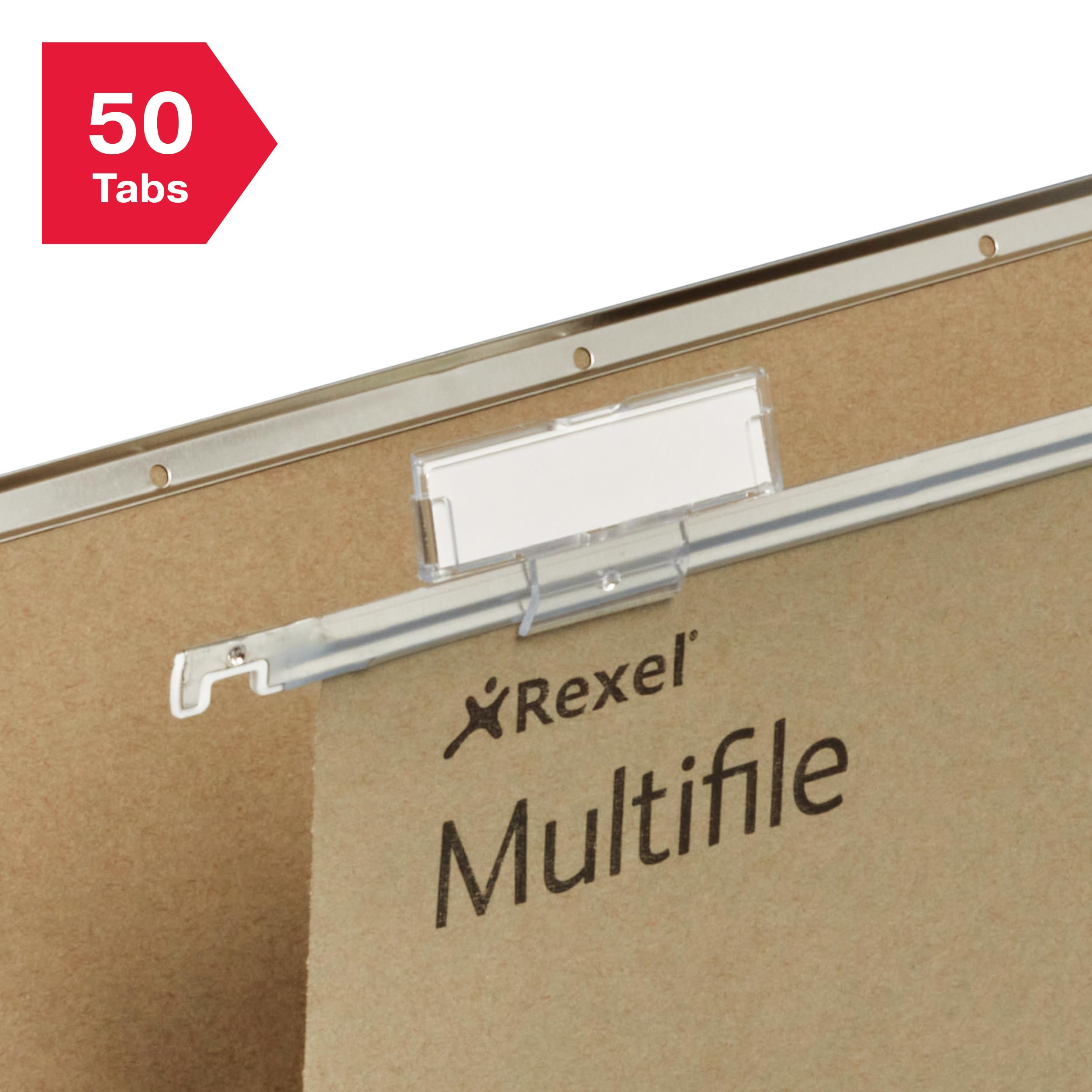 Rexel Multifile Foolscap Suspension File, 15 mm - Green