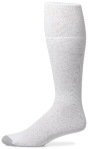 hanes ultimate men's 6-pack over the calf tube socks, white