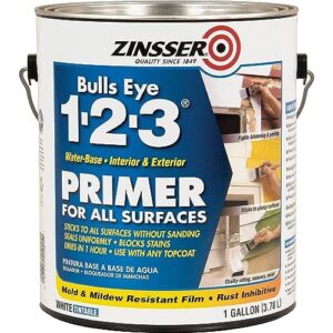 zinsser 2001 primer sealer & stain killer bulls eye, 1-2-3 quart (pack of 4)