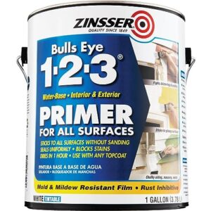 Zinsser 2001 Primer Sealer & Stain Killer Bulls Eye, 1-2-3 Quart (Pack Of 4)