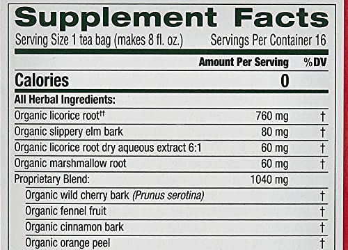 Traditional Medicinals Organic Throat Coat Tea, 16 ct