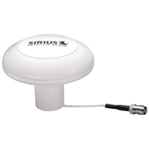 audiovox sirius sirmarine marine mount antenna (white)