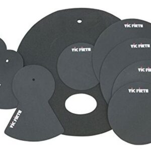 Vic Firth Drum Mute Prepack with Mutes Sized 12, 13, 14, 16, 22", Hi-Hat & 2 Cymbal Mutes