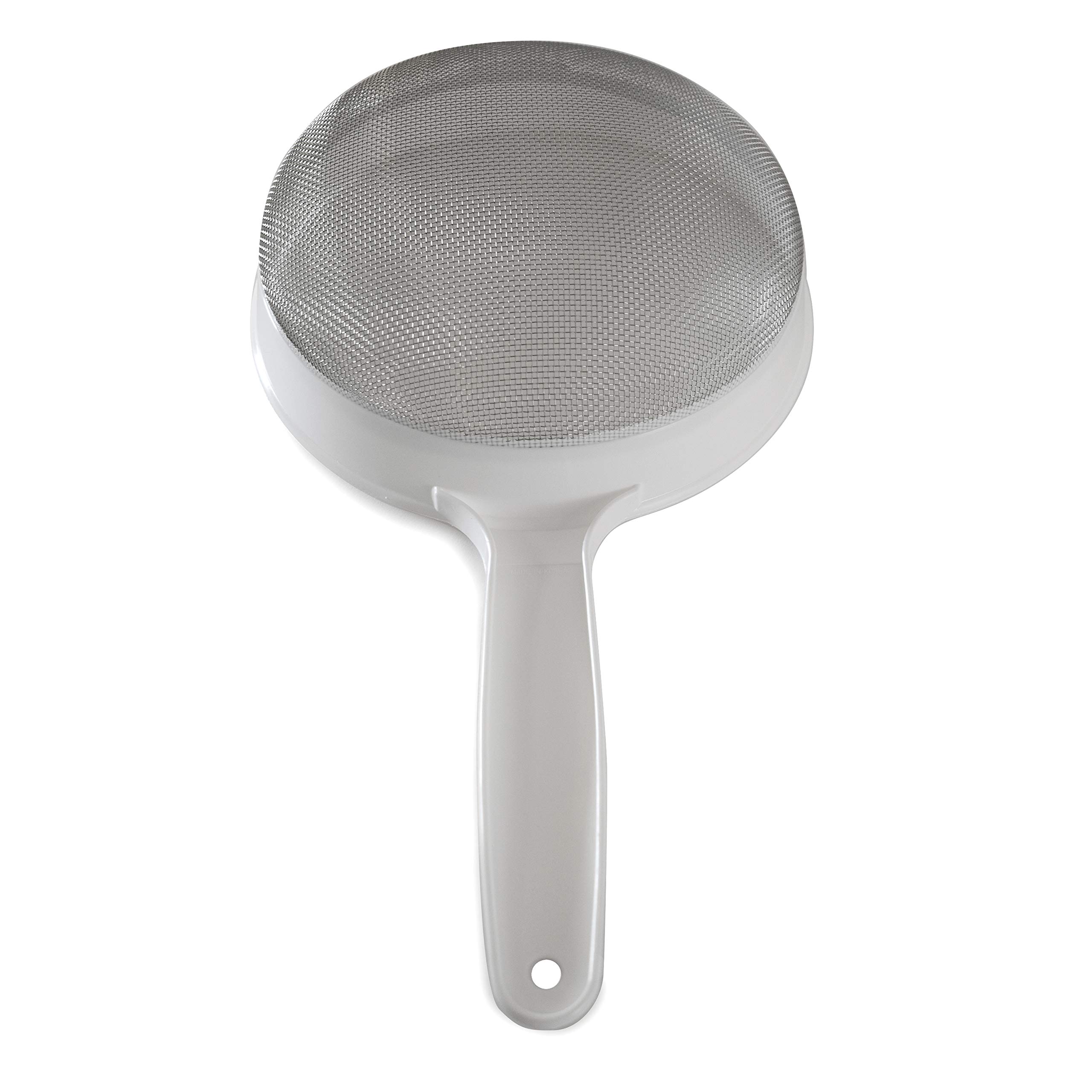 Norpro Stainless Steel Strainer, 8-1/2", 8.5", White