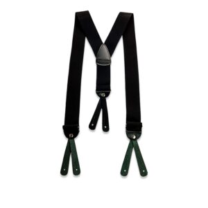 pro guard heavy-duty ice hockey youth suspenders with 1.5" elastic straps | adjustable length | fits 20" to 30" waist, black