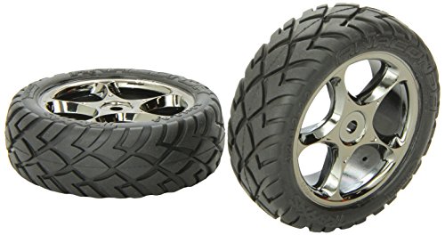 Traxxas 2479A Tires and Wheels Assembled, Front, Bandit, 2-Piece, 111-Pack