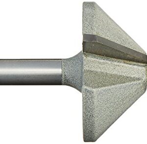 Vermont American 23155 45-Degree Carbide Tipped Chamfer Router Bit, 1/2-Inch Ball Bearing 2-Flute 1/4-Inch Shank