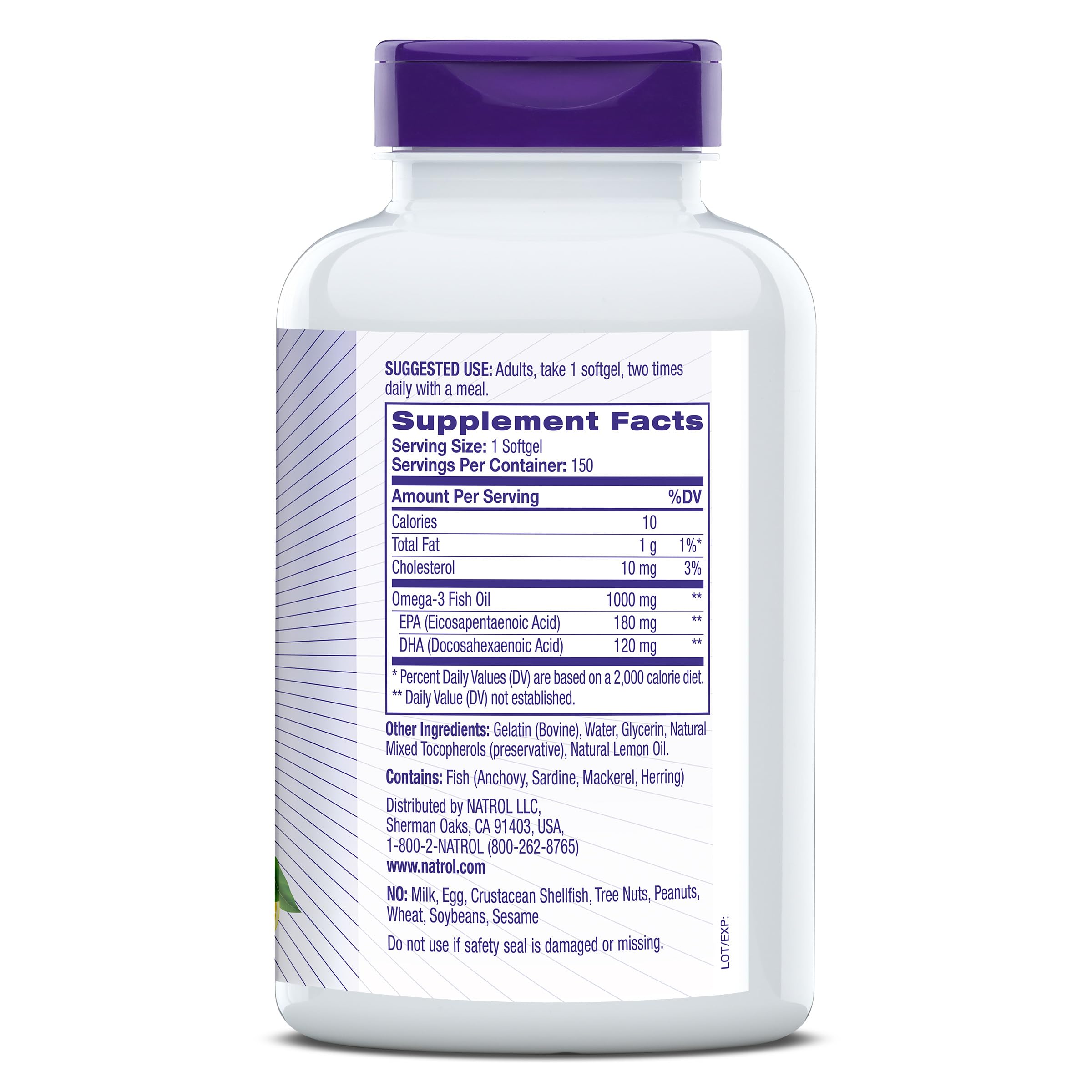 Omega-3 1000mg Natrol 150 Softgel