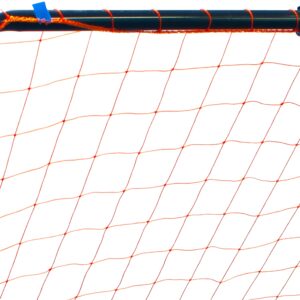 Park & Sun Sports Bungee-Slip-Net Replacement Nylon Goal Net: Soccer/Multi-Sport Goal, Orange, 8' W x 6' H x 4' D