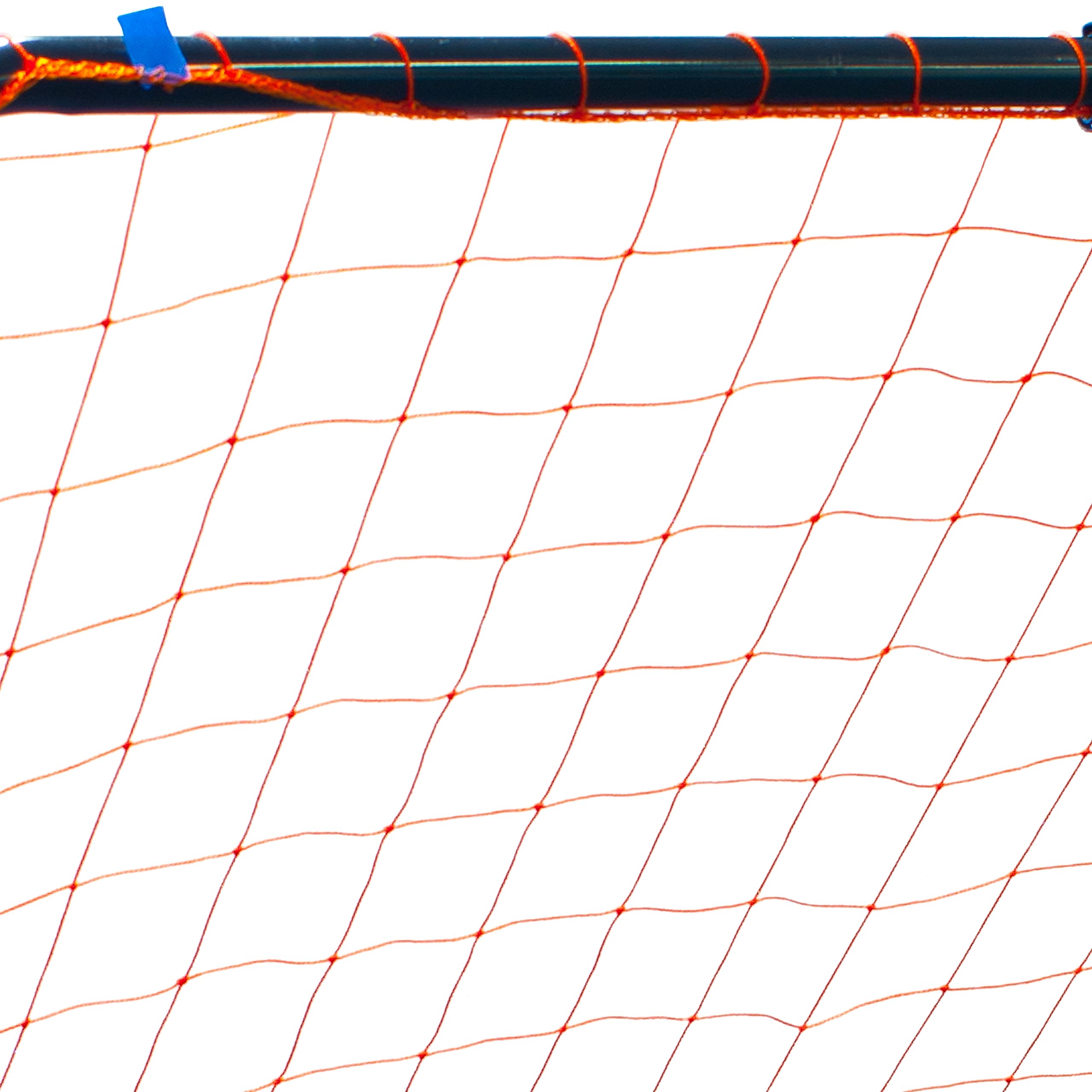 Park & Sun Sports Bungee-Slip-Net Replacement Nylon Goal Net: Soccer/Multi-Sport Goal, Orange, 8' W x 6' H x 4' D