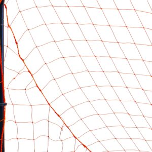 Park & Sun Sports Bungee-Slip-Net Replacement Nylon Goal Net: Soccer/Multi-Sport Goal, Orange, 8' W x 6' H x 4' D