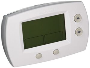 honeywell th5220d1029 focuspro 5000 non-programmable 2 heat and 2 cooling thermostat, large screen, multicolored