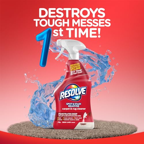 Resolve Carpet and Rug Cleaner Spray, Spot & Stain Remover, Carpet Cleaner Spray, Carpet Cleaner, 22 Ounce