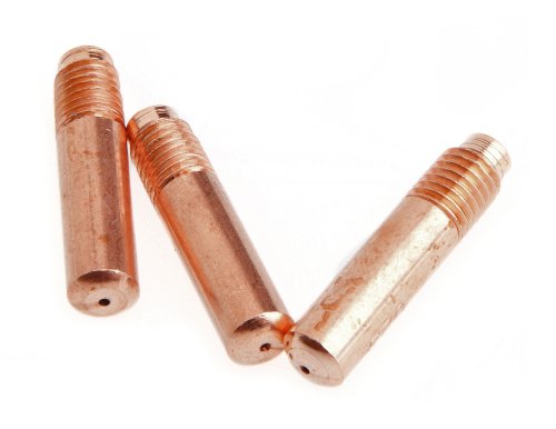 Forney 60164 Contact Tip for Mig Welding, Hobart or Miller, .023/.025, 3-Pack,Copper