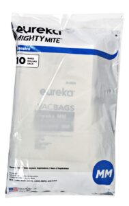 eureka mm vacuum 60297a style-10 per unit, 10 bags, white