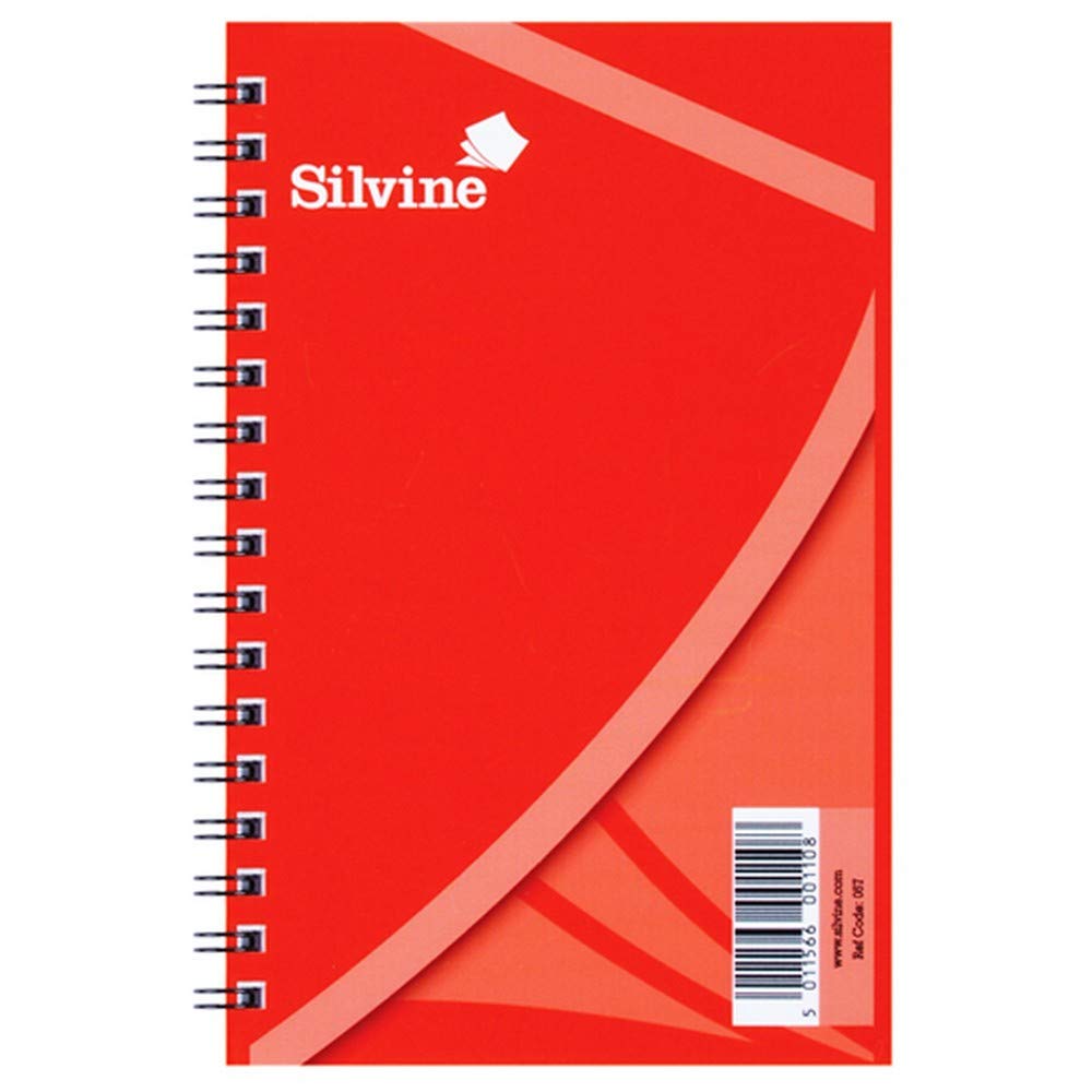 Silvine Memo Book 6X4 Inches 30 Leaf Ruled Feint 057F