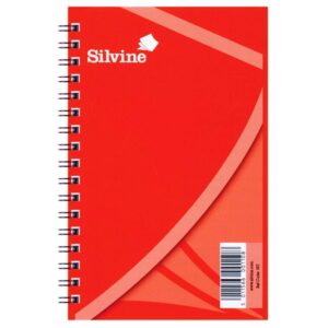 silvine twin wire spiral notebook feint 36 sheets - pack of 36