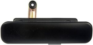 dorman 77138 front driver side exterior door handle compatible with select ford models, smooth black