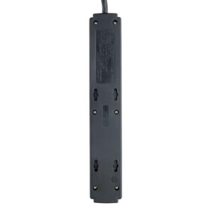 Tripp Lite 6 Outlet Surge Protector Power Strip, 6ft Cord, 790 Joules, Black, $20,000 INSURANCE (TLP606B)