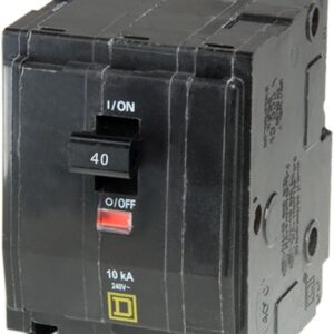 Square D - QO340CP Circuit Breaker, Black