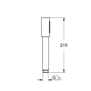 Grohe Sena Stick Hand Shower - 1 Spray