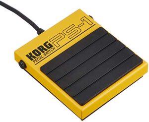 korg ps-1 single momentary pedal footswitch for midi keyboard