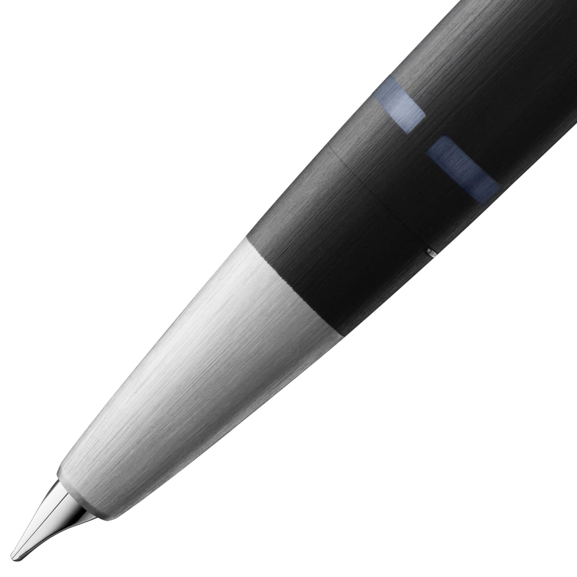 Lamy 2000 black - elegant Fountain Pen in robust fibreglass barrel - 14 ct. gold nib, partially platinum-plated - nib size EF