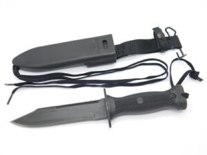 ontario 6141 mk 3 navy knife (black), stainless steel