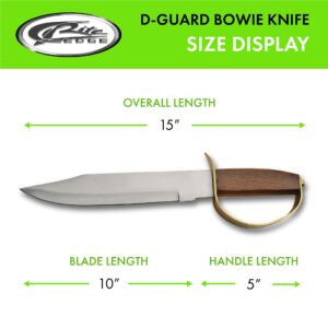 SZCO Supplies D Guard Bowie Knife